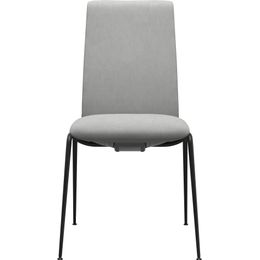 Polsterstuhl stressless, B:57cm H:92cm T:59cm, grau, Microfaser DINAMICA (88% Polyester, 12% Polyurethan), Esszimmer, St&uuml;hle, "Laurel", Low Back,