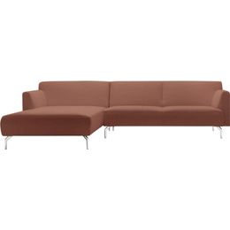 Ecksofa, B:317cm H:82cm T:179cm, braun, CREATION BY ROLF BENZ, Wohnzimmer, Sofas, "CR.446 Designsofa mit erstklassigem Sitzkomfort, Breite 317cm", in