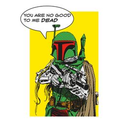 Komar Poster "Star Wars Classic Comic Quote Boba Fett", B/H/T: 50cm x 70cm, Star Wars, 1 Stk., bunt, Bilder, Kinderzimmer, Schlafzimmer, Wohnzimmer