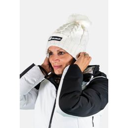 Reusch Damen Beanie "Eve Beanie", wei&szlig;, unifarben, 79% Polyacryl, 8% Polyester, 8% Polyamid, 5% Wolle, M&uuml;tzen, mit weichem Fleece-Innenfutter