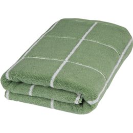 Duschtuch Ross, B:75cm L:140cm, gr&uuml;n, Frottier, Baumwolle, Handt&uuml;cher, "Cashmere &Uuml;berkaro", 100% Baumwolle, kariert, in modischen Karo Farben