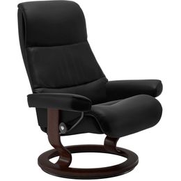 Relaxsessel stressless, B:91cm H:109cm T:83cm, schwarz, Leder BATICK: BATICK ist ein leicht korrigiertes, durchgef&auml;rbtes und genarbtes M&ouml;belleder,