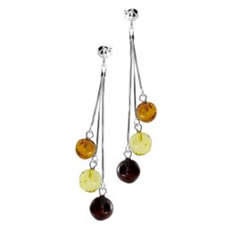OSTSEE-SCHMUCK Damen Paar Ohrh&auml;nger "- Amy - Silber 925/000 - Bernstein", Silber 925 (Sterlingsilber), silber, Silber 925 (Sterlingsilber), Ohrringe