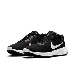 Nike Herren Laufschuh "REVOLUTION 6 NEXT NATURE", Gr. 44, schwarz-weiß, Textil, Schuhe
