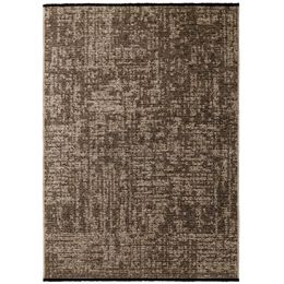 Teppich, B:80cm H:7mm L:250cm, beige, Ayyildiz Teppiche, Chenille, Wohnzimmer, Teppiche, "SPACE 1900", L&auml;ufer, Kurzflor, Boho, Vintage, Wohnzimmer