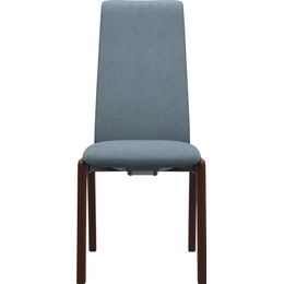 Polsterstuhl stressless, B:57cm H:105cm T:60cm, blau, Microfaser DINAMICA (88% Polyester, 12% Polyurethan), Esszimmer, St&uuml;hle, "Laurel", High Back,