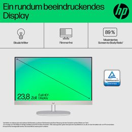 HP All-in-One PC "24-cr0211ng", Windows 11, 8 GB RAM 512 GB SSD, wei&szlig;, Desktop-PCs