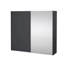 Schwebet&uuml;renschrank Home Affaire, B:244cm H:221cm T:66,6cm, schwarz-wei&szlig;, FSC-zertifizierter Holzwerkstoff, Schr&auml;nke, "Como, Kleiderschrank,