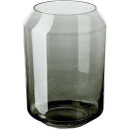 Fink Tischvase "ORELIA", B/H/T: 28cm Ø 20cm, grau, Vasen, aus Glas, auch als Windlicht verwendbar