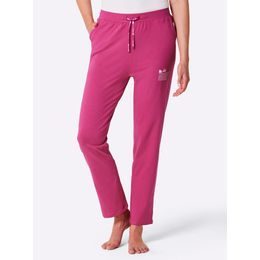 feel good Damen Jerseyhose, Gr. 48, pink, 95% Baumwolle, 5% Elasthan, unifarben, Hosen