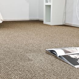 ANDIAMO Teppichboden "Odense", B : 400cm 1 Stk., 0,75mm, L: 1.000cm, beige, Schlafzimmer, Teppiche, Breite 400 cm, mit Wabenstruktur, strapazierf&auml;hig