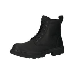 Ecco Damen Schnürstiefelette "Ecco Stiefelette Nubukleder", Gr. 36, schwarz, Nubukleder, Schuhe
