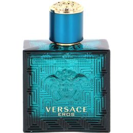 Versace Herren Eau de Toilette "Eros", 50ml, blau, Parfüms, Würzig-süßer Duft mit Minze, Tonkabohne, Geranie, Vanille und Vetiver.