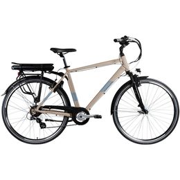 Zündapp ZÜNDAPP E-Bike "Z807", 50cm, 28 Zoll (71,12cm), beige, Elektrofahrräder