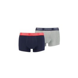 Puma Herren Boxershorts "Boxershort 2er Pack", Gr. XL, bunt, Obermaterial: 95% Baumwolle CO. 5% Elasthan EL., Unterhosen