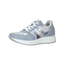 Nero Giardini Damen Sneaker "Nero Giardini Sneaker Lederimitat/Textil", Gr. 35blau, Lederimitat, Textil, Schuhe