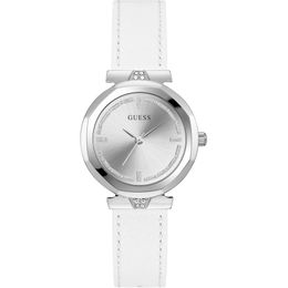 Guess Damen Quarzuhr "RUMOUR", wei&szlig;, Armbanduhren, Armbanduhr, Damenuhr