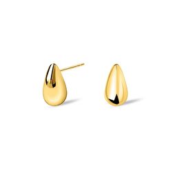 Damen Paar Ohrstecker "Schmuck Geschenk Edelstahl Ohrringe The Mini Drop Tropfen", Edelstahl, gold, Liebeskind Berlin, Edelstahl, Ohrringe