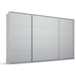 Schwebet&uuml;renschrank Rauch, B:323cm H:214cm T:68cm, grau, Holzwerkstoff, Schr&auml;nke, "Kleiderschrank Schrank Garderobe OTELI inkl. 3 Innenschubladen",