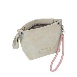 Damen Umh&auml;ngetasche "Fritzi03N", Fritzi aus Preussen, beige, Lederimitat, unifarben, Taschen, mit abnehmbarer Schl&uuml;sselschlange