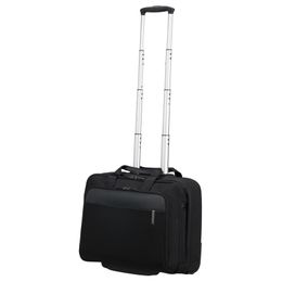Samsonite Damen Aktentasche "EVOSIGHT 17,3'' mit Rollen", schwarz, Polyester, unifarben, Taschen, Businesstasche mit Rollen und Teleskopstange
