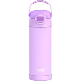 Thermos Isolierflasche "FUNTAINER Water Bottle, doppelwandiger Edelstahl, spülmaschinenfest", 470mlneon lila, Trinkflaschen, 0,47l, 12h kalt, mit