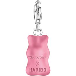Thomas Sabo Damen Charm-Einh&auml;nger "Thomas Sabo x HARIBO Schmuck: Charm", bunt, Silber 925 (recycelt), Charms, mit Kristallglas