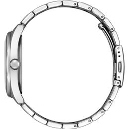 Citizen Damen Quarzuhr, silber, Armbanduhren, Armbanduhr, Damenuhr, Herrenuhr, Edelstahlarmband, analog, Tag