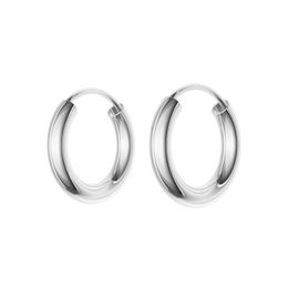 Firetti Damen Paar Creolen "Schmuck Geschenk Silber 925 2,5 mm breit", 15, Silber 925 (Sterlingsilber), silber, Silber 925 (Sterlingsilber),
