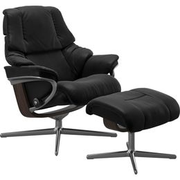 Relaxsessel stressless, B:83cm H:100cm T:76cm, schwarz, Leder BATICK: BATICK ist ein leicht korrigiertes, durchgef&auml;rbtes und genarbtes M&ouml;belleder,