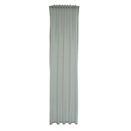 Vorhang HOMING, B:140cm H:245cm, grau, Polyester, Wohnzimmer, Gardinen, "Faria", Fertigschal Faria