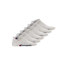 Champion Herren Kurzsocken "Socken 6er Pack", Gr. 35, grau, Obermaterial: 72% Baumwolle CO. 26% Polyester PES. 2% Elasthan EL., Socken