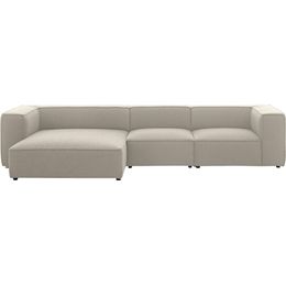Ecksofa W.Schillig, B:341cm H:66cm T:164cm, beige, ROHLEDER Jacquard-Flachgewebe Q2 O10 (60% Polyacryl, 40% Polyester), Wohnzimmer, Sofas,