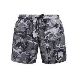 Plein Sport Herren Badehose "Camouflage", schwarz, Gr. XS, Obermaterial: 100% Polyester, Badehosen