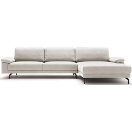 Ecksofa, B:294cm H:95cm T:178cm, grau, CREATION BY ROLF BENZ, Wohnzimmer, Sofas, "CR.450 elegantes Designsofa mit hohem Sitzkomfort"