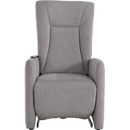 Sit & More TV-Sessel SIT & MORE, B:71cm, grau, 100% Polyester, Sessel, "Melissa", wahlweise elektrisch oder manuell verstellbar, optional Aufstehhilfe