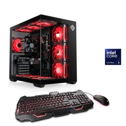 CSL PC "Vitrum Advanced V24538", Microsoft Windows 11 Home (64 Bit), 16 GB RAM 500 GB SSD, schwarz, Desktop-PCs
