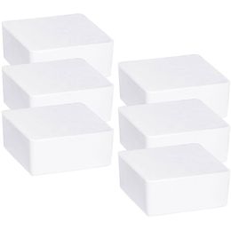 Raumentfeuchter-Nachfüllpack Wenko, B:10cm H:5cm T:10cm, weiß, Klimageräte-Nachfüllpacks, "Modell Cube", reduziert Luftfeuchtigkeit ohne Strom, für