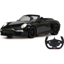 Jamara Kinder RC-Auto "Deluxe Cars, Porsche 911 Carrera S, 1:12, schwarz, 2,4GHz", schwarz, B:16,3cm H:10,5cm T:37,7cm, Fernlenkfahrzeuge, mit