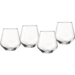 Ritzenhoff & Breker Whiskyglas "Rumba", Ø 8,5cm x 9,5cm, 470ml, 4 Stk., transparent, RITZENHOFF & BREKER, Trinkgefäße, 4er Set, je 470 ml