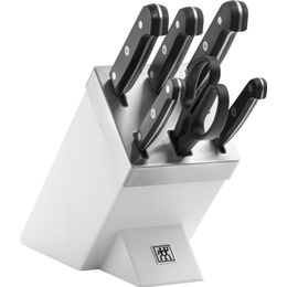 Zwilling Messerblock "Gourmet", B:11,5cm H:20cm L:25,4cm, weiß, Messerblöcke, selbstschärfend