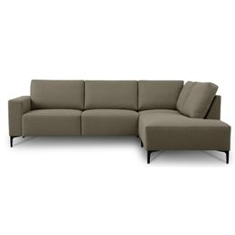 Ecksofa Home Affaire, B:256cm H:85cm T:198cm, gr&uuml;n, 100% Polyester, Wohnzimmer, Sofas, "Tournon, L-Form, Breite 256 cm, Webstoff, Chenille",