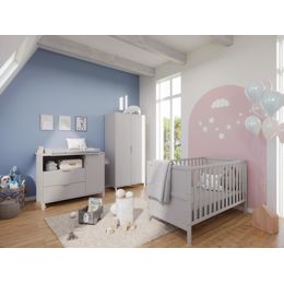 Germania Baby Wickelkommode "GW-Alkmaar", B/H/T: 115cm x 100cm x 77cm, braun, Spanplatte, B:115cm H:100cm T:77cm, Wickelkommoden, Wickelaufsatz