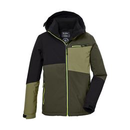 Killtec Jungen Outdoorjacke "KOW 161 BYS JCKT", gr&uuml;n, Gr. 128, Oberstoff: 100% Polyester, Futter: 100% Polyester, Wattierung: 100% Polyester, Jacken,