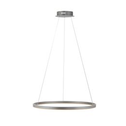 JUST LIGHT Pendelleuchte "RITUS", 1, Ø 5,9cm, 1 Stk., grau, Esszimmer, Leuchten, LED, dimmbar, Switchmo