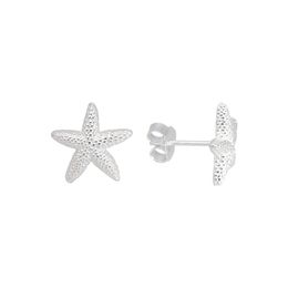 Firetti Damen Paar Ohrstecker "Schmuck Geschenk Silber 925 Ohrschmuck Seestern", Silber 925 (Sterlingsilber), silber, Silber 925 (Sterlingsilber),