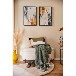 Sch&ouml;ner Wohnen Kollektion Dekokissen, B:58cm L:38cm, bunt, SCH&Ouml;NER WOHNEN-KOLLEKTION, Obermaterial: 60% Polyester, 40% Baumwolle, Dekokissen_Sitzkissen_Kissenh&uuml;llen, "Vibes",