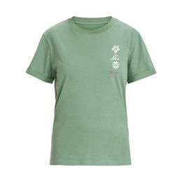 Roxy Damen Shirttop "Oceanregular Art", gr&uuml;n, Gr. XS, [Hauptstoff] 100% Baumwolle, Tops