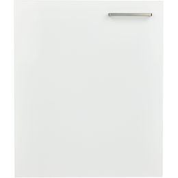 Frontblende Nobilia, B:60cm H:72cm T:1,9cm, wei&szlig;, MDF, M&ouml;belblenden, ""Touch", Ausrichtung w&auml;hlbar", f&uuml;r integrierte K&uuml;hlger&auml;te und Waschautomaten,