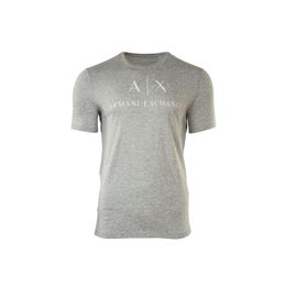 Armani Exchange Herren T-Shirt "T-Shirt 1er Pack", grau, Gr. M, Obermaterial: 100% Baumwolle CO., Shirts